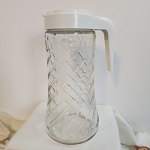 Anchor Hocking | Kitchen | Vtg 97s Anchor Hocking Tang Clear 1 Qt Glass ...